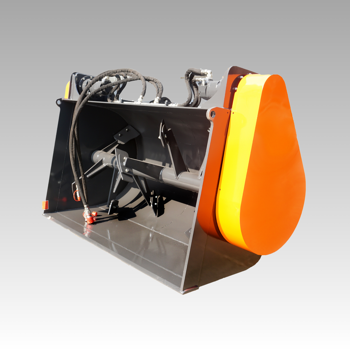 Sibom Wheel Loader Dual Motor Mixing Buckets – Efficient On-Site Mixin ...
