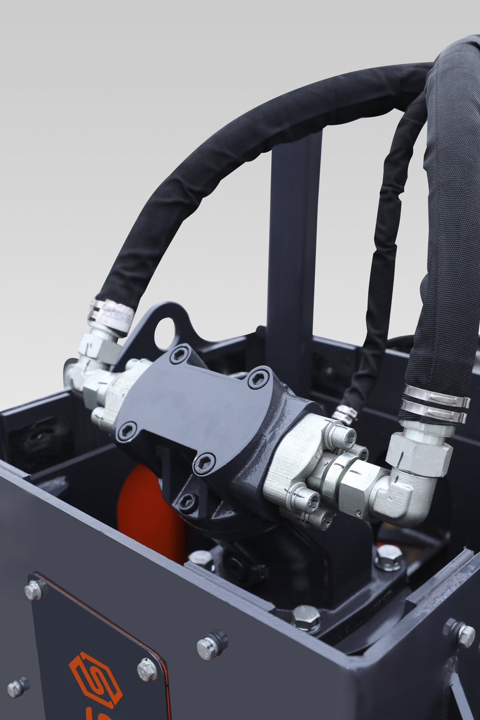 Sibom Skid Steer Manhole saw, Milling Drum Diameter 53", Heavy-duty Hy ...