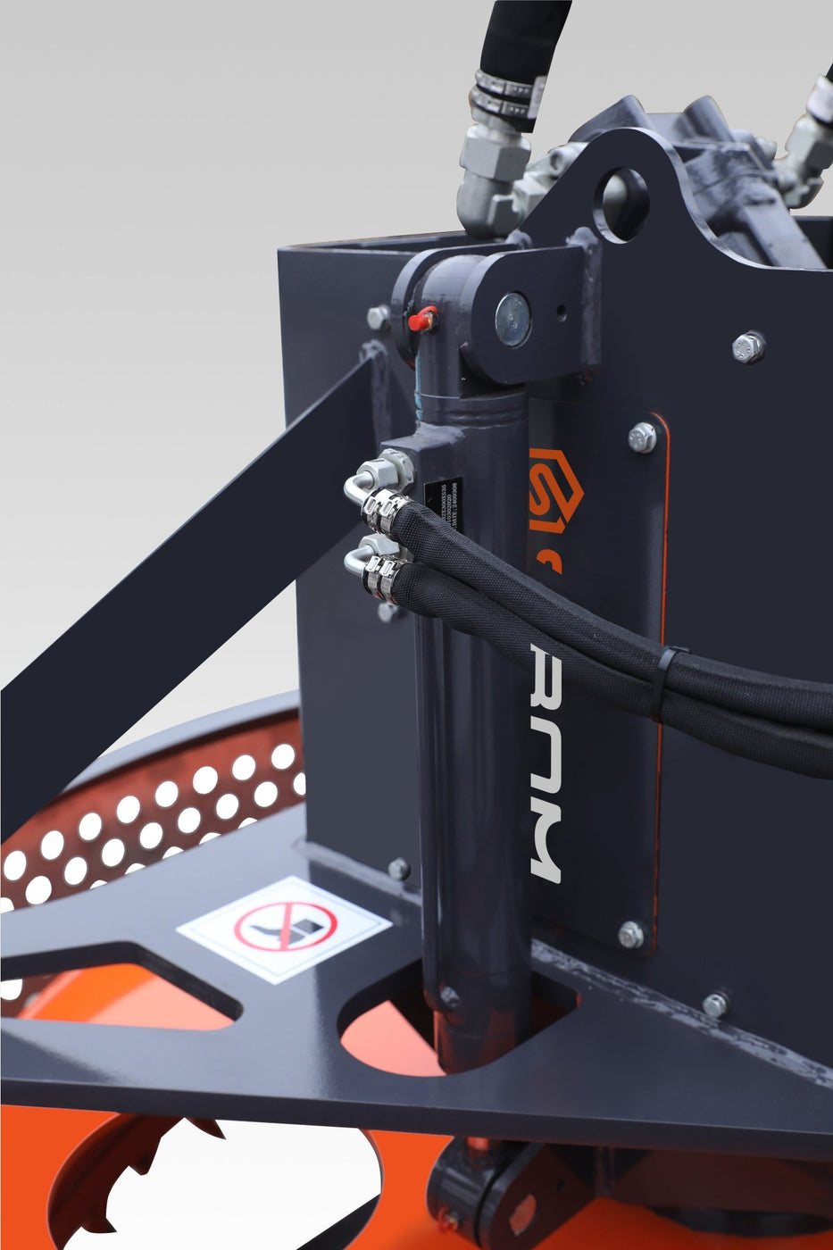 Sibom Skid Steer Manhole saw, Milling Drum Diameter 53", Heavy-duty Hy ...